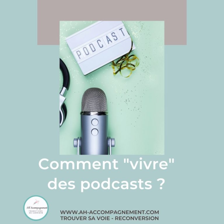 Podcast & reconversion : quelles possibilités ? - AH ACCOMPAGNEMENT